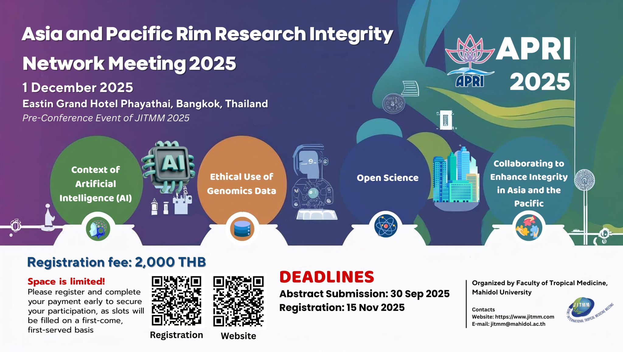 Asia and Pacific Rim Research Integrity (APRI) Network Meeting 2025 ...